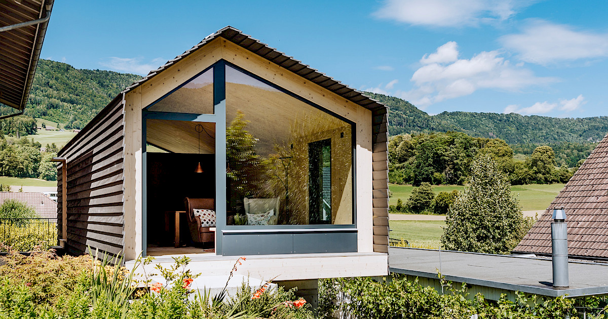 Residential extension: studio building | Reference best wood SCHNEIDER