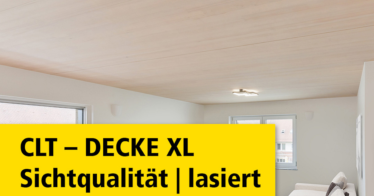Nouveau en qualité visible et lasurée: CLT – DALLE XL | best wood SCHNEIDER